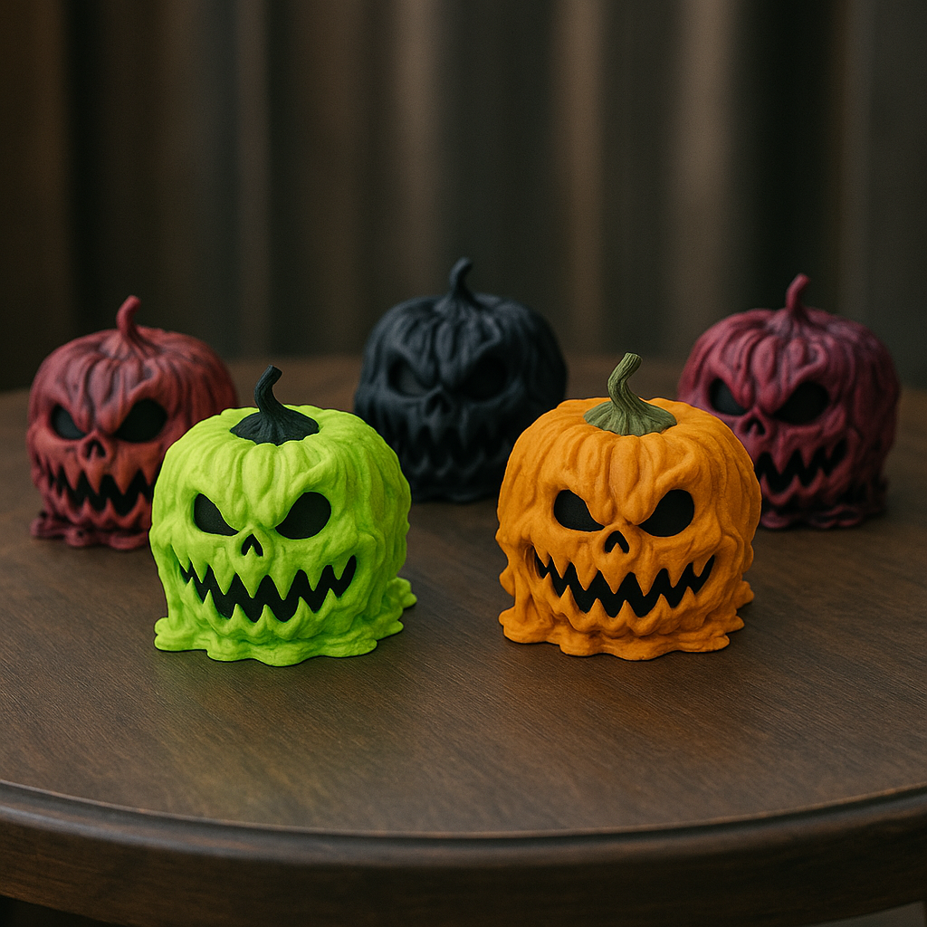 Twisted Melted Pumpkin - Perfect Mini Container -3d Printed Decor ...